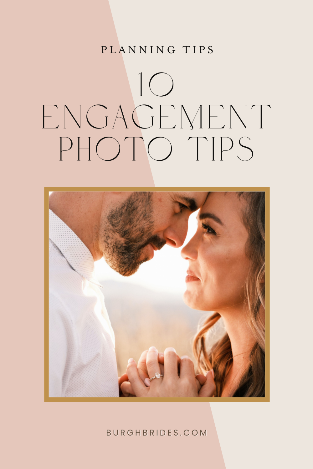 10 Engagement Photo Tips | Burgh Brides