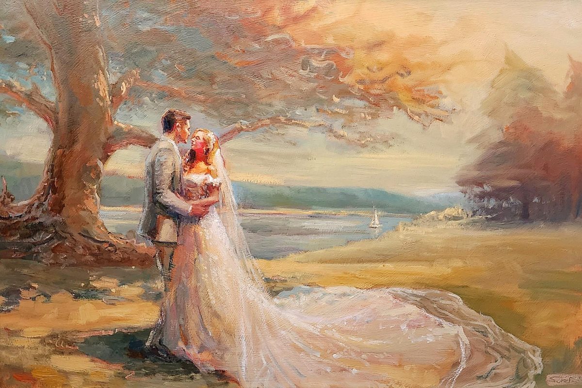 Live Painting PGH | Pittsburgh Live Wedding Painter | Burgh Brides