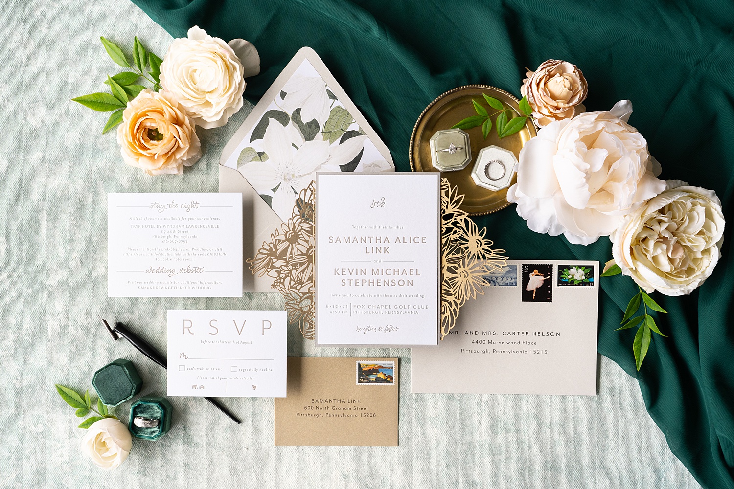 Fresh Cut Prints | Pittsburgh Wedding Stationery Designer
