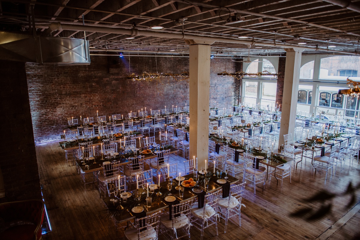 Unique Chic Wedding at HIP at the Flashlight Factory