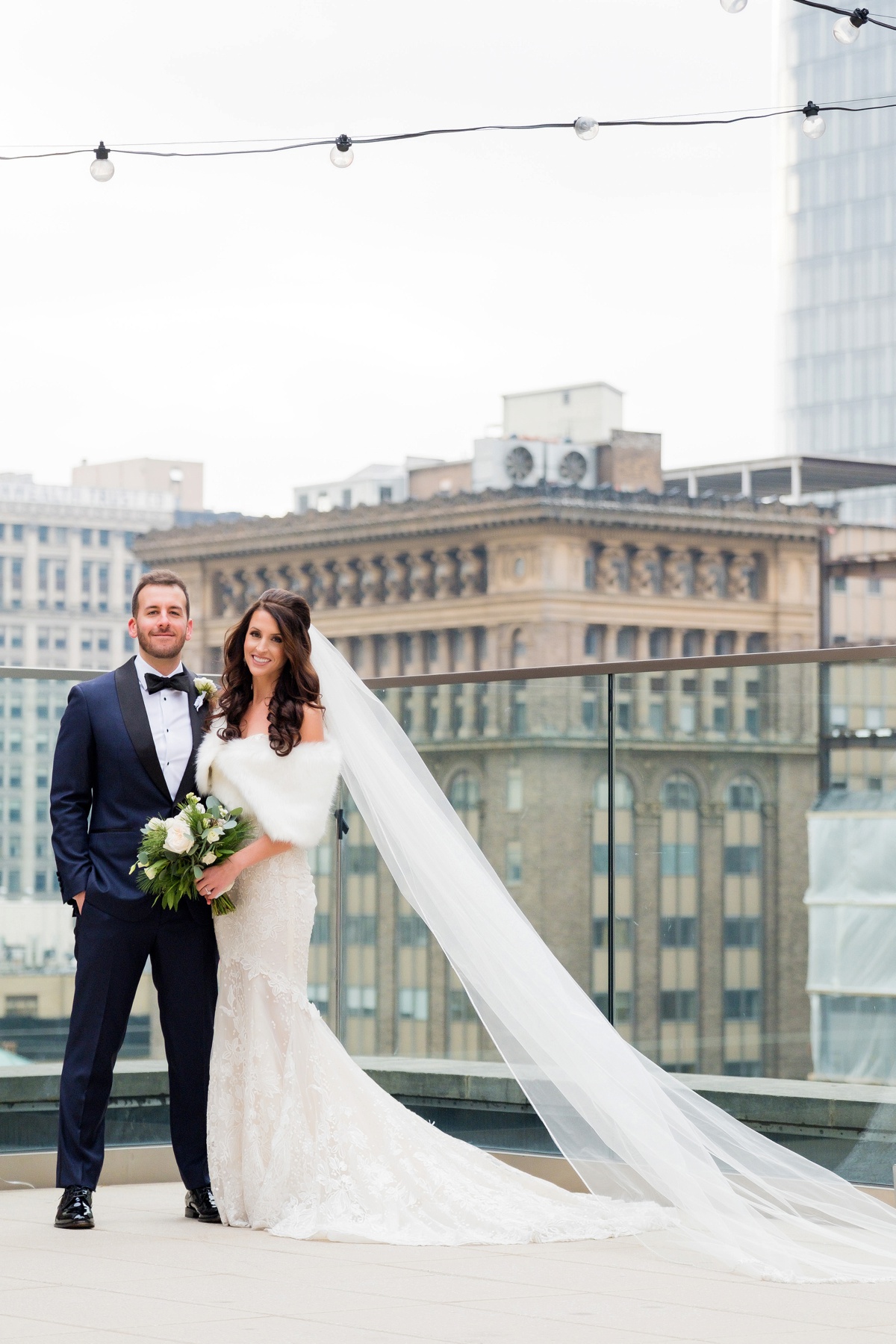 Chic Greenery Filled Hotel Monaco Wedding | Burgh Brides