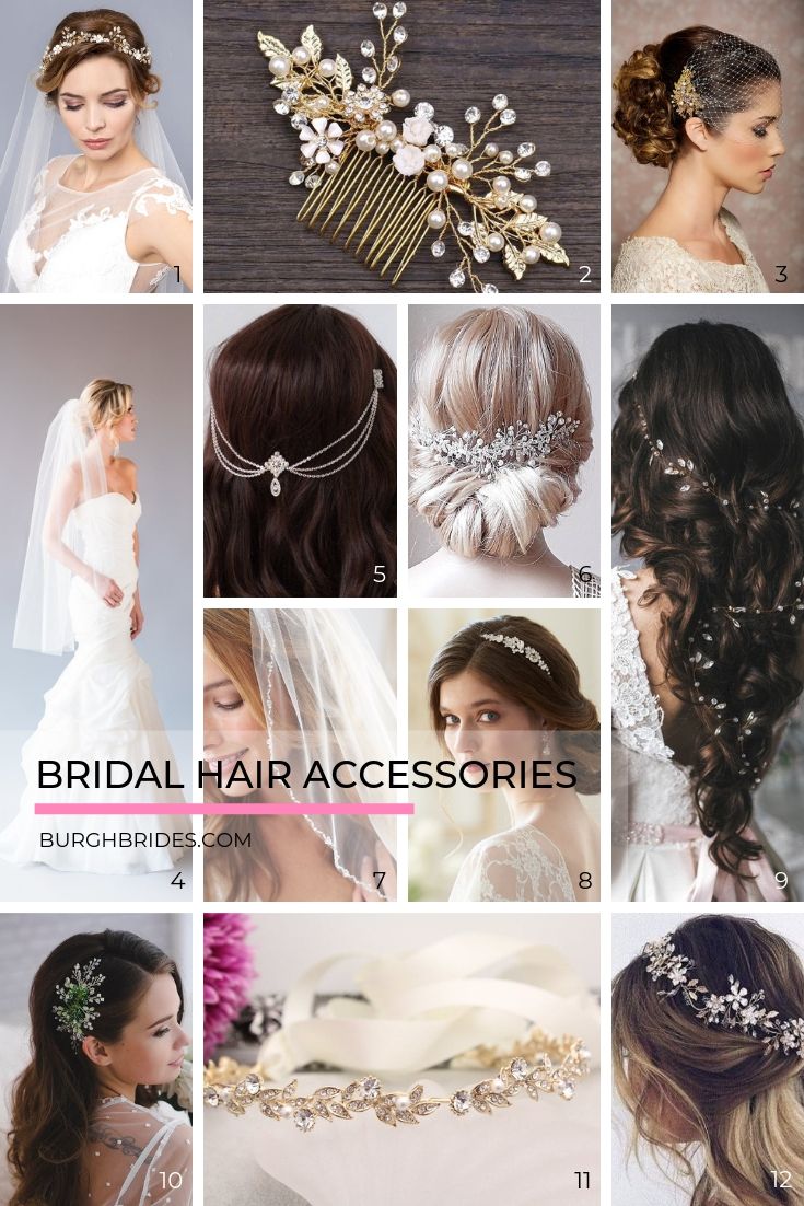The Prettiest Bridal Hair Accessories | Burgh Brides