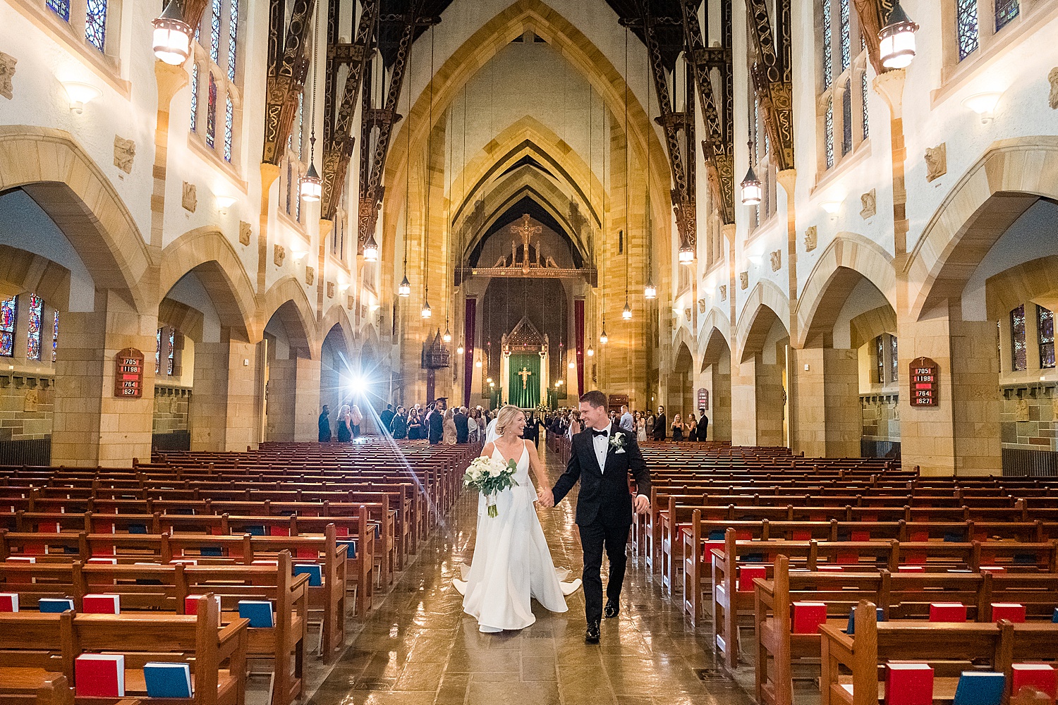 Elegant Burgundy & Ivory Wedding at the Omni William Penn