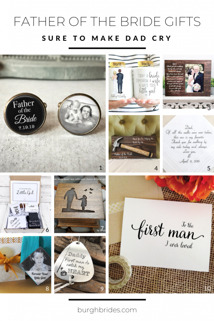 Heartfelt Father of the Bride Gift Ideas | Burgh Brides