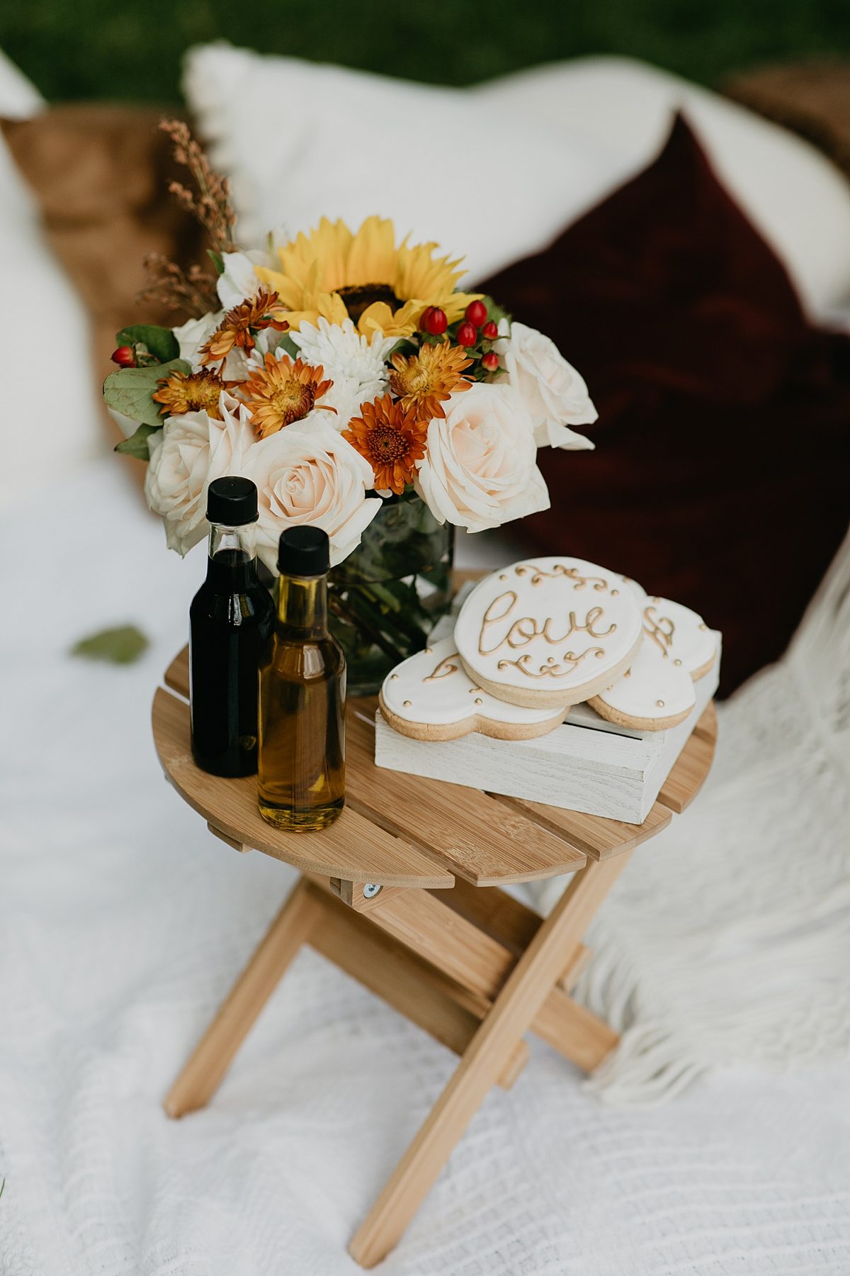 Autumn Picnic Proposal & Engagement Celebration Inspiration