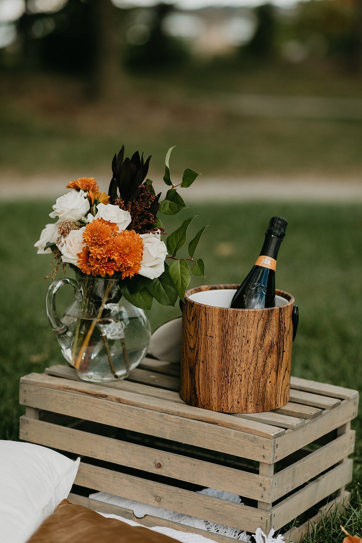 Autumn Picnic Proposal & Engagement Celebration Inspiration