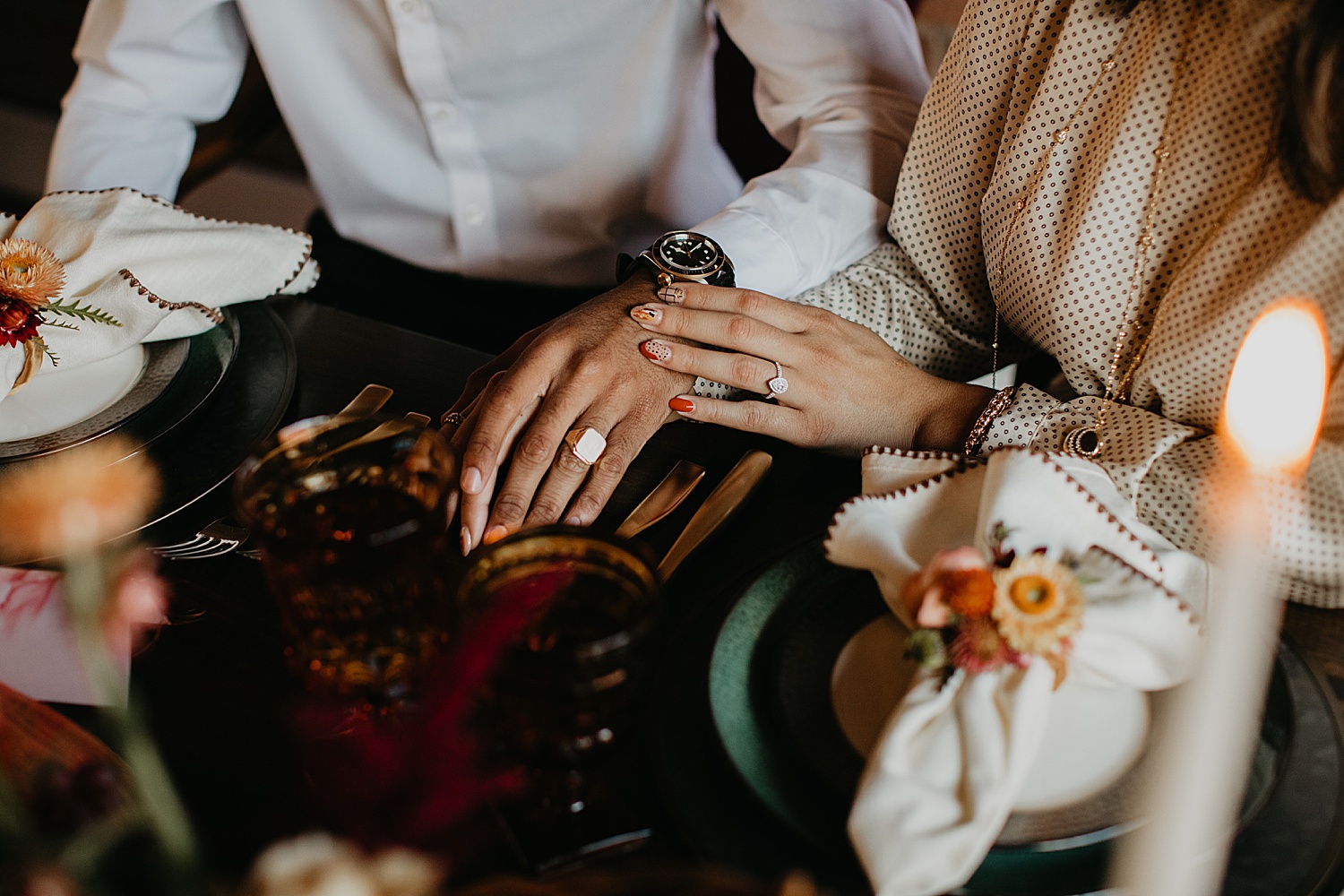 Autumn Picnic Proposal & Engagement Celebration Inspiration
