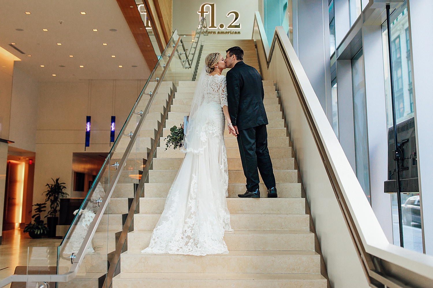 Free Spirited Yet Classic PPG Wintergarden Wedding