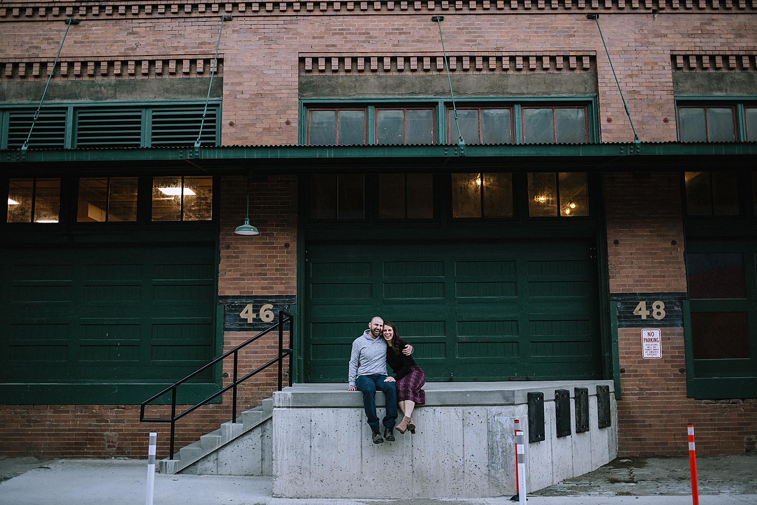 Funky & Fun Engagement Session at the Pittsburgh Highline