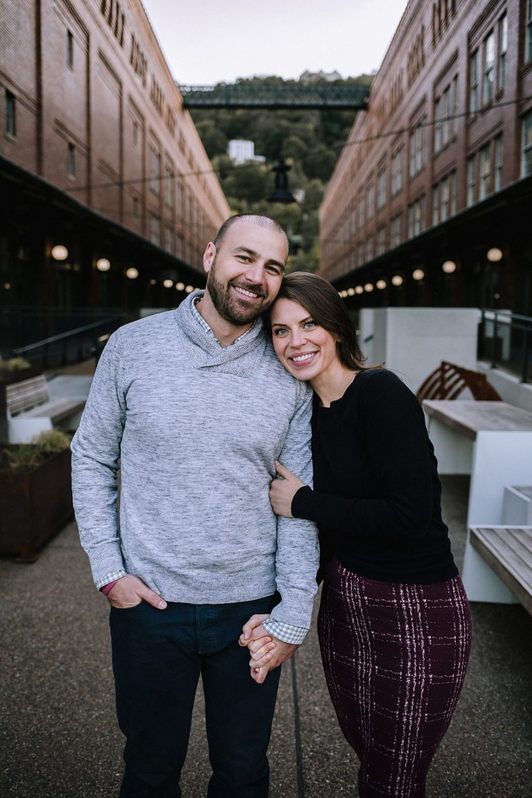 Funky & Fun Engagement Session at the Pittsburgh Highline