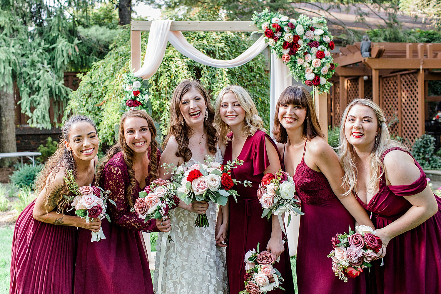 Burgundy & Pink DIY Wedding | Burgh Brides