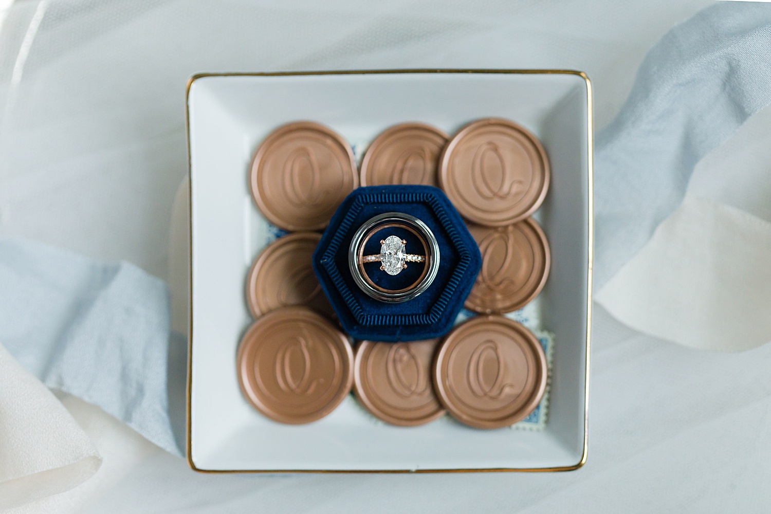 Rustic Dusty Rose & Navy Wedding at White Barn | Burgh Brides