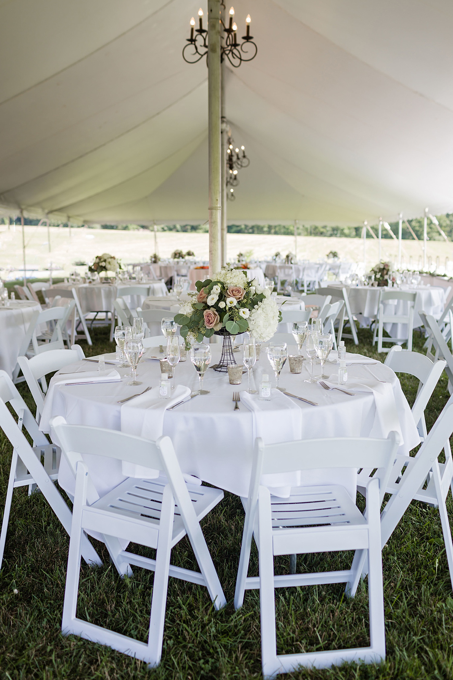 Rustic Dusty Rose & Navy Wedding at White Barn | Burgh Brides