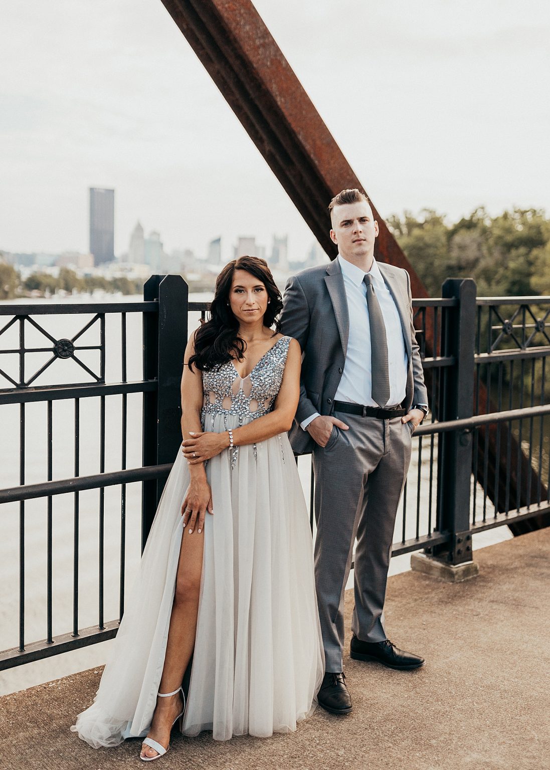 Fancy Washington Landing's Engagement Session | Burgh Brides