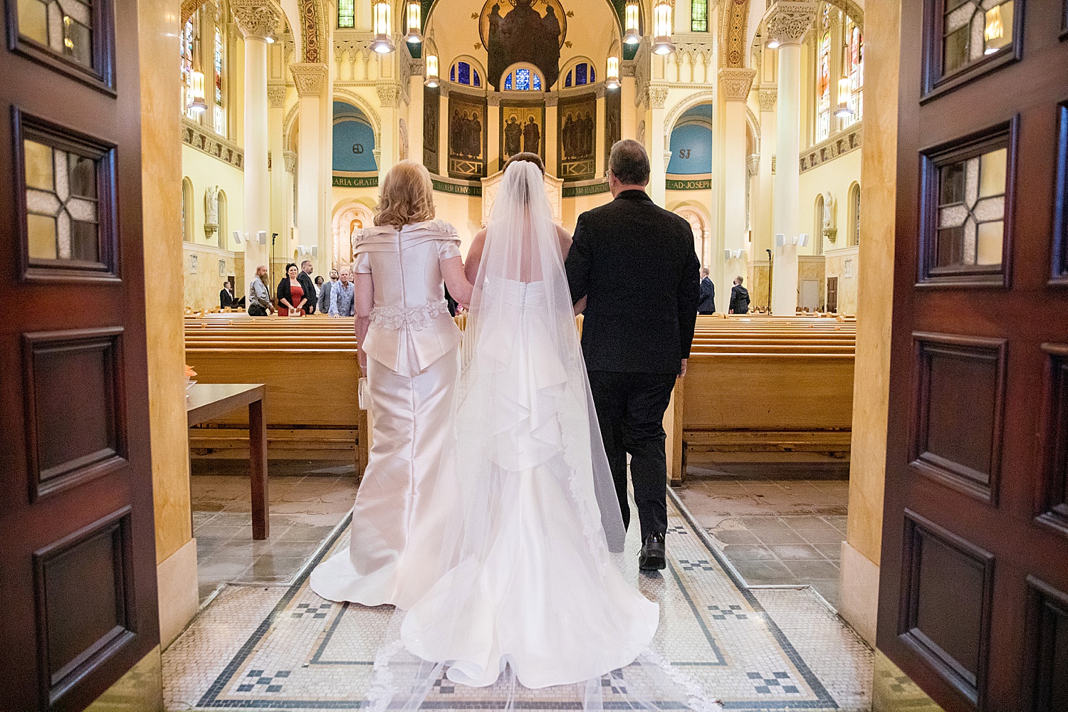Monochromatic Wedding at the Wintergarden at PPG Place