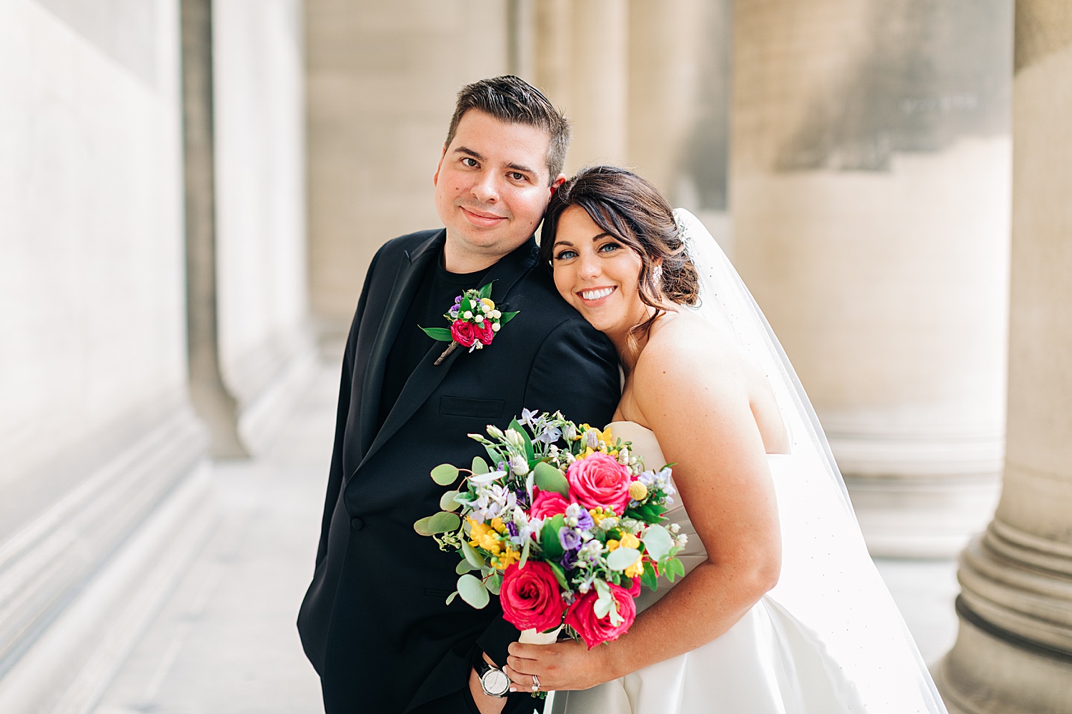 Colorful & Classic Wedding at the Wintergarden at PPG Place