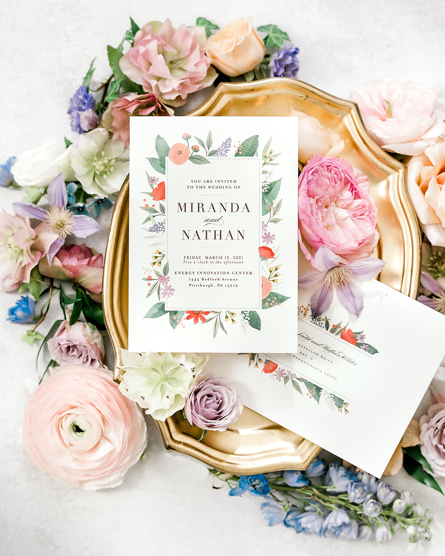 Floral Filled Energy Innovation Center Wedding | Burgh Brides