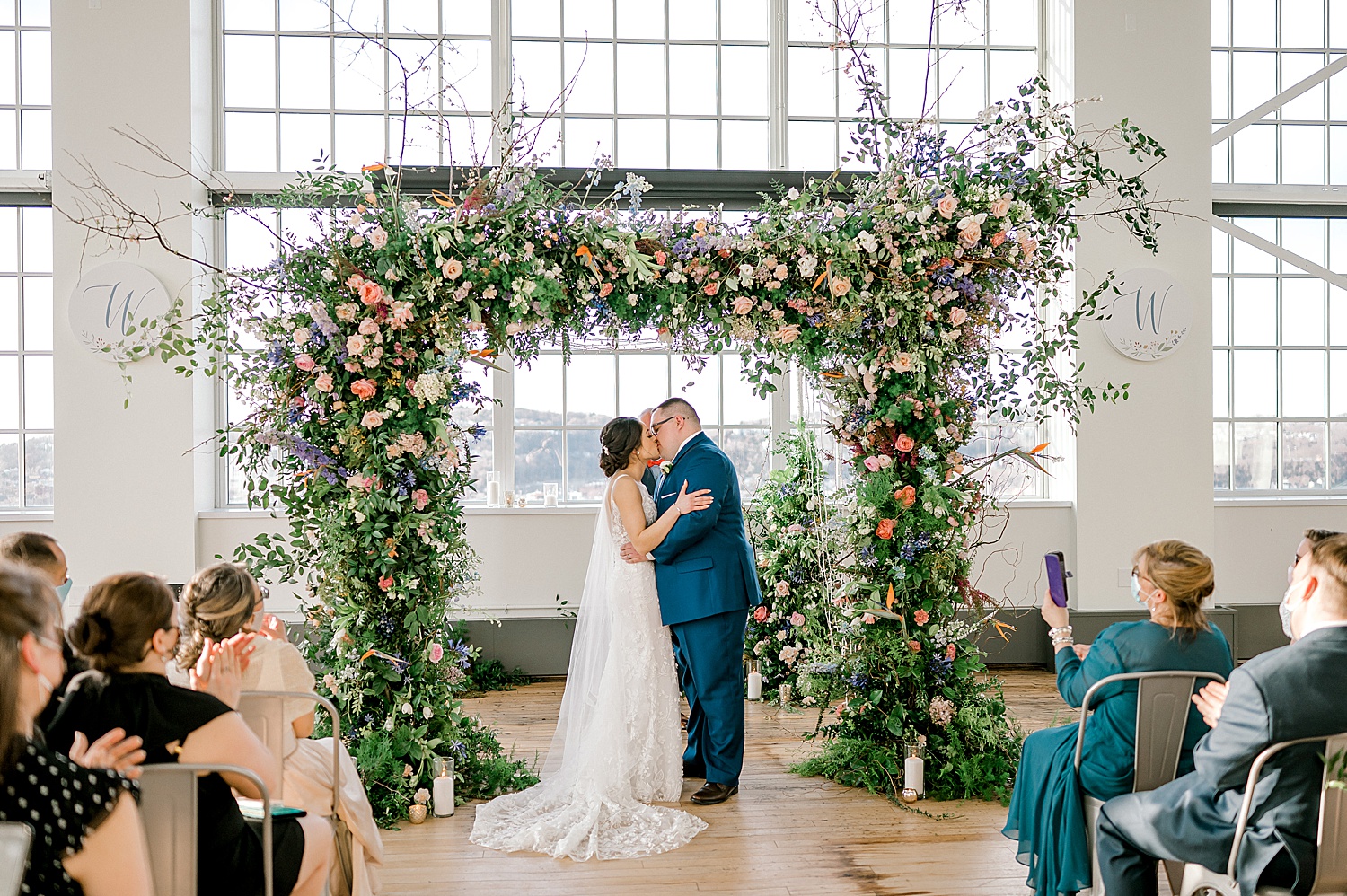 Floral Filled Energy Innovation Center Wedding | Burgh Brides