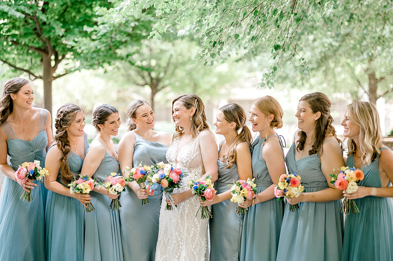 Garden Inspired Tent Wedding With Pretty Colors & Textures