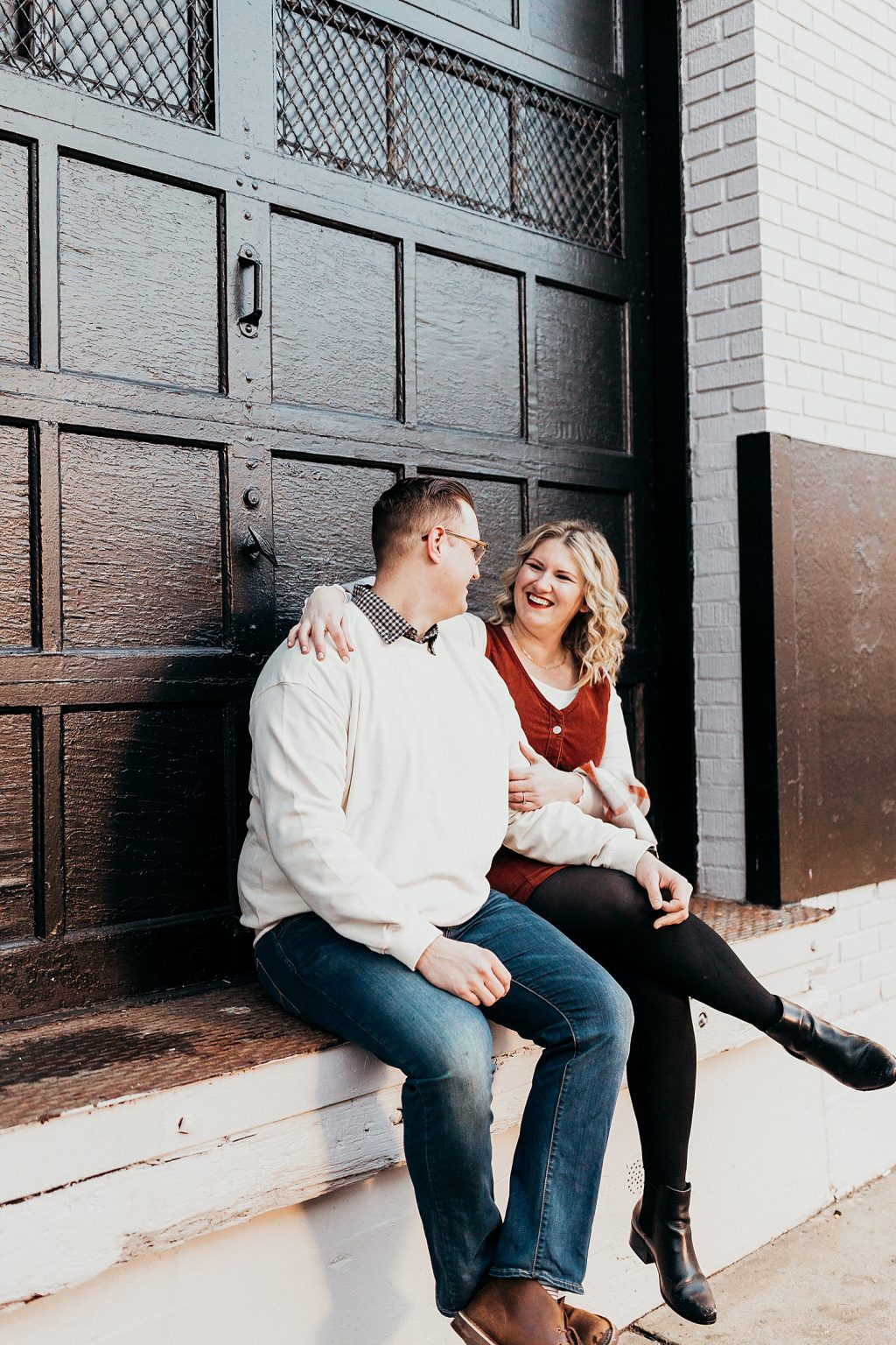 Playful & Colorful Strip District Engagement Session | Burgh Brides