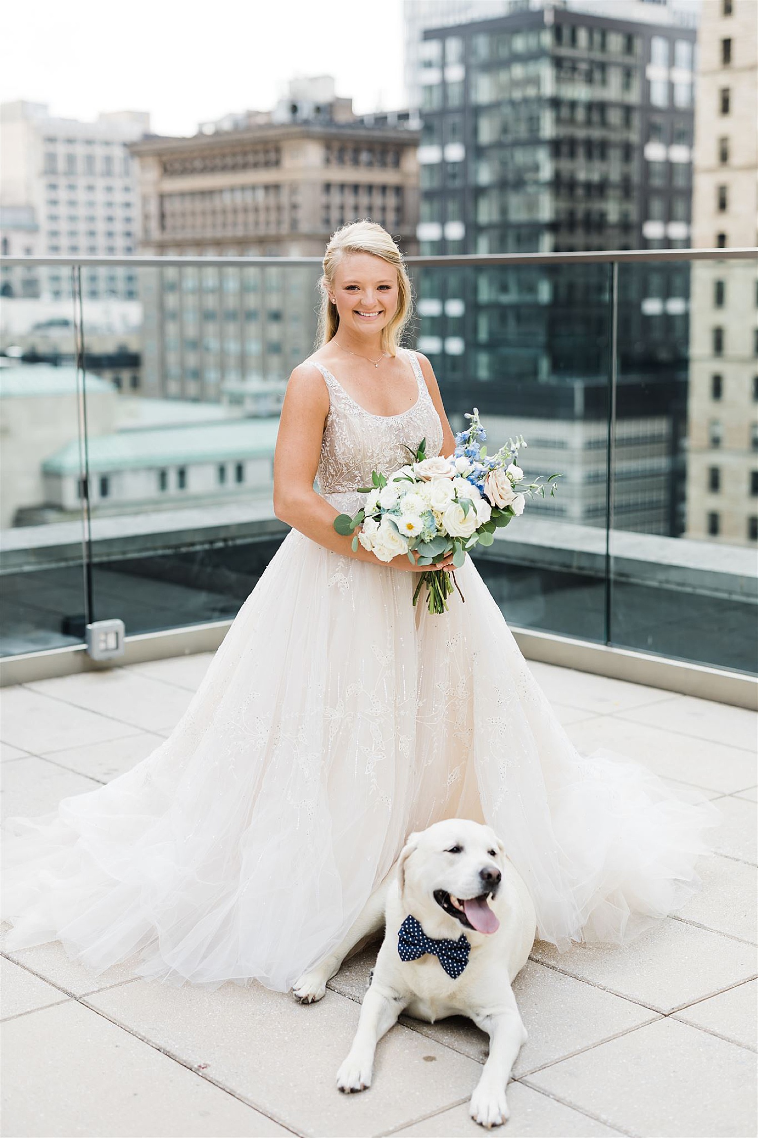 Dreamy Blue Wedding at The Stables at Hartwood | Burgh Brides