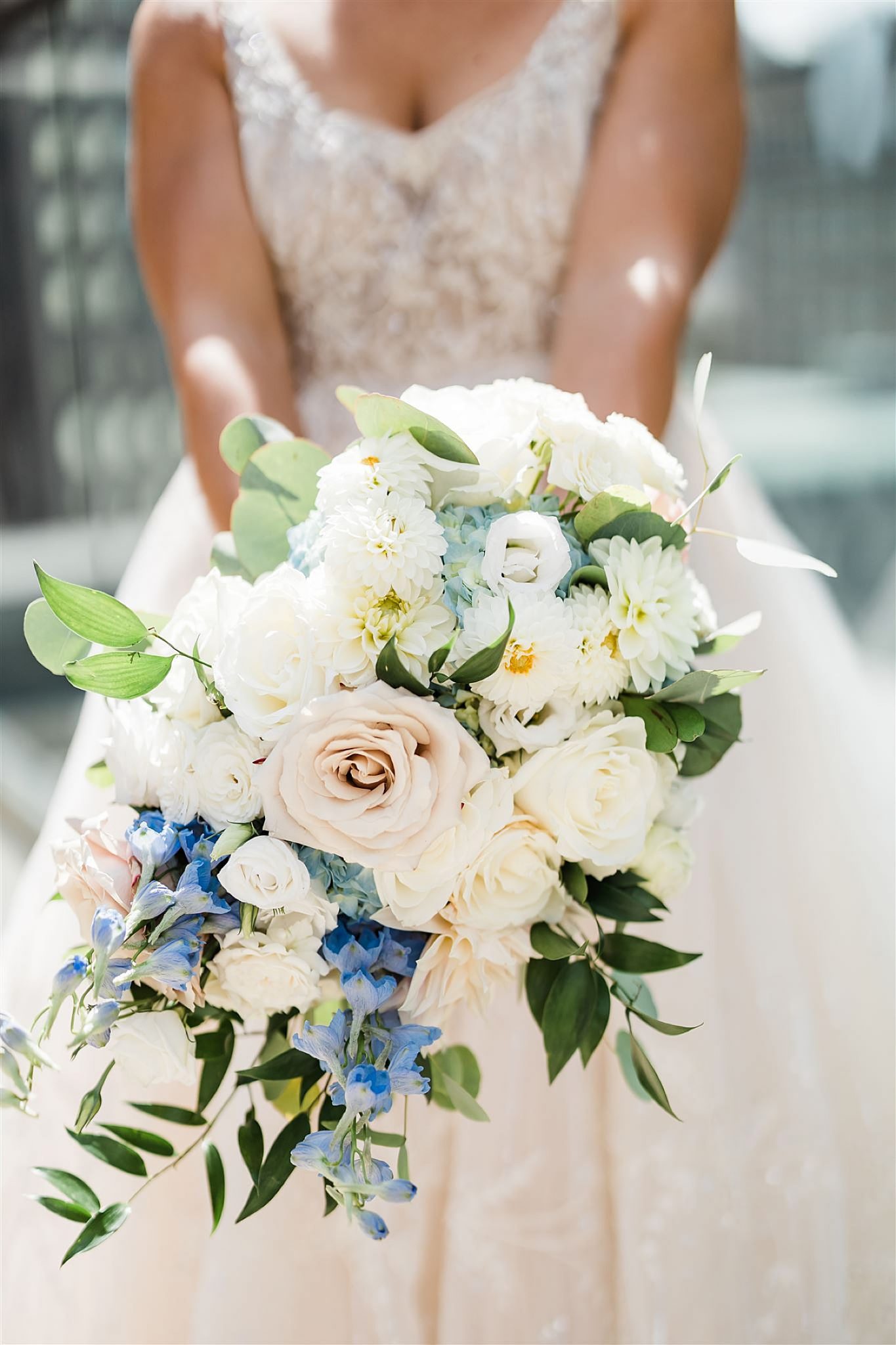 Dreamy Blue Wedding at The Stables at Hartwood | Burgh Brides
