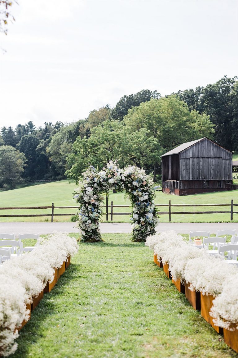 Dreamy Blue Wedding at The Stables at Hartwood | Burgh Brides
