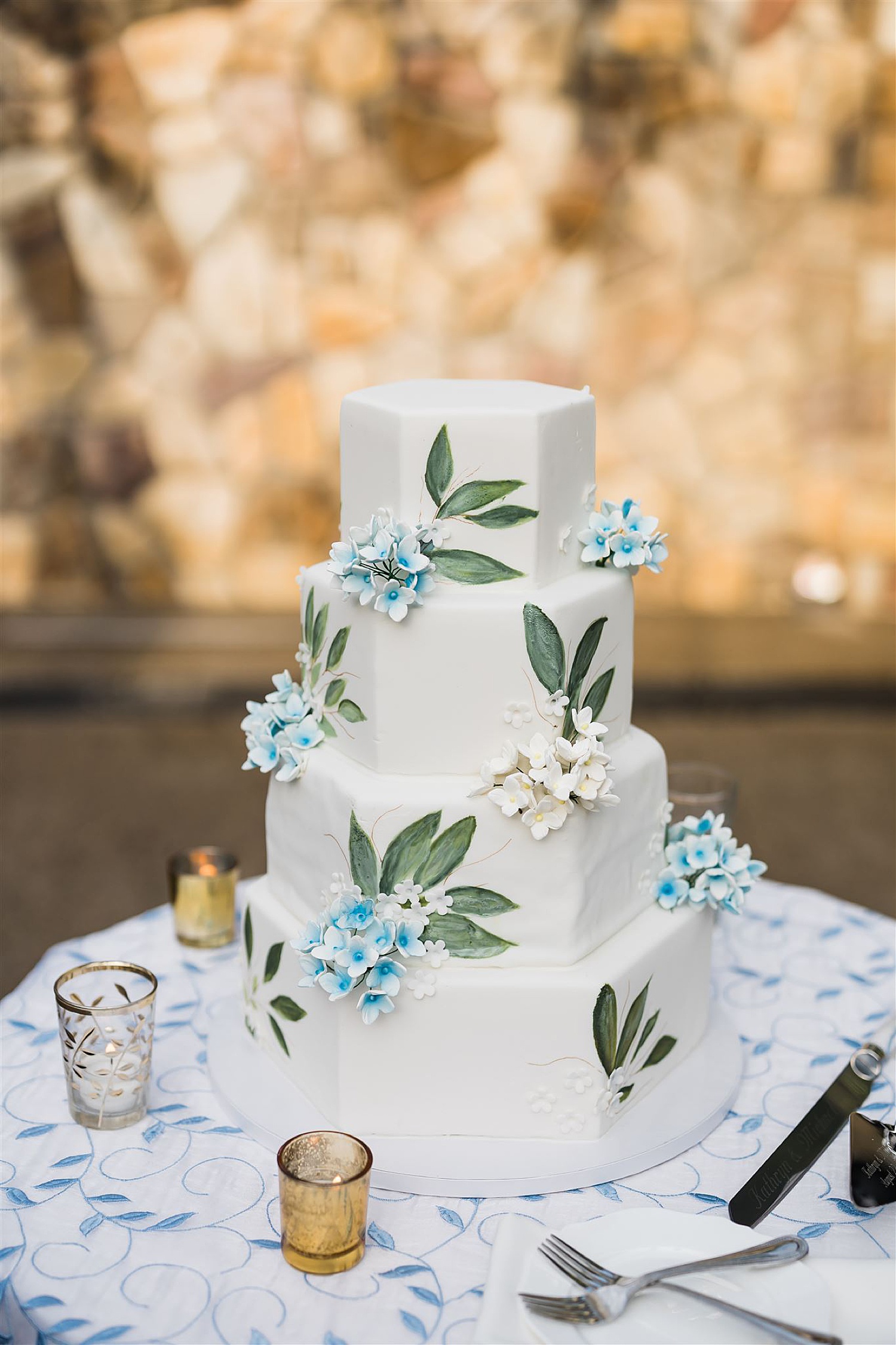 Dreamy Blue Wedding at The Stables at Hartwood | Burgh Brides
