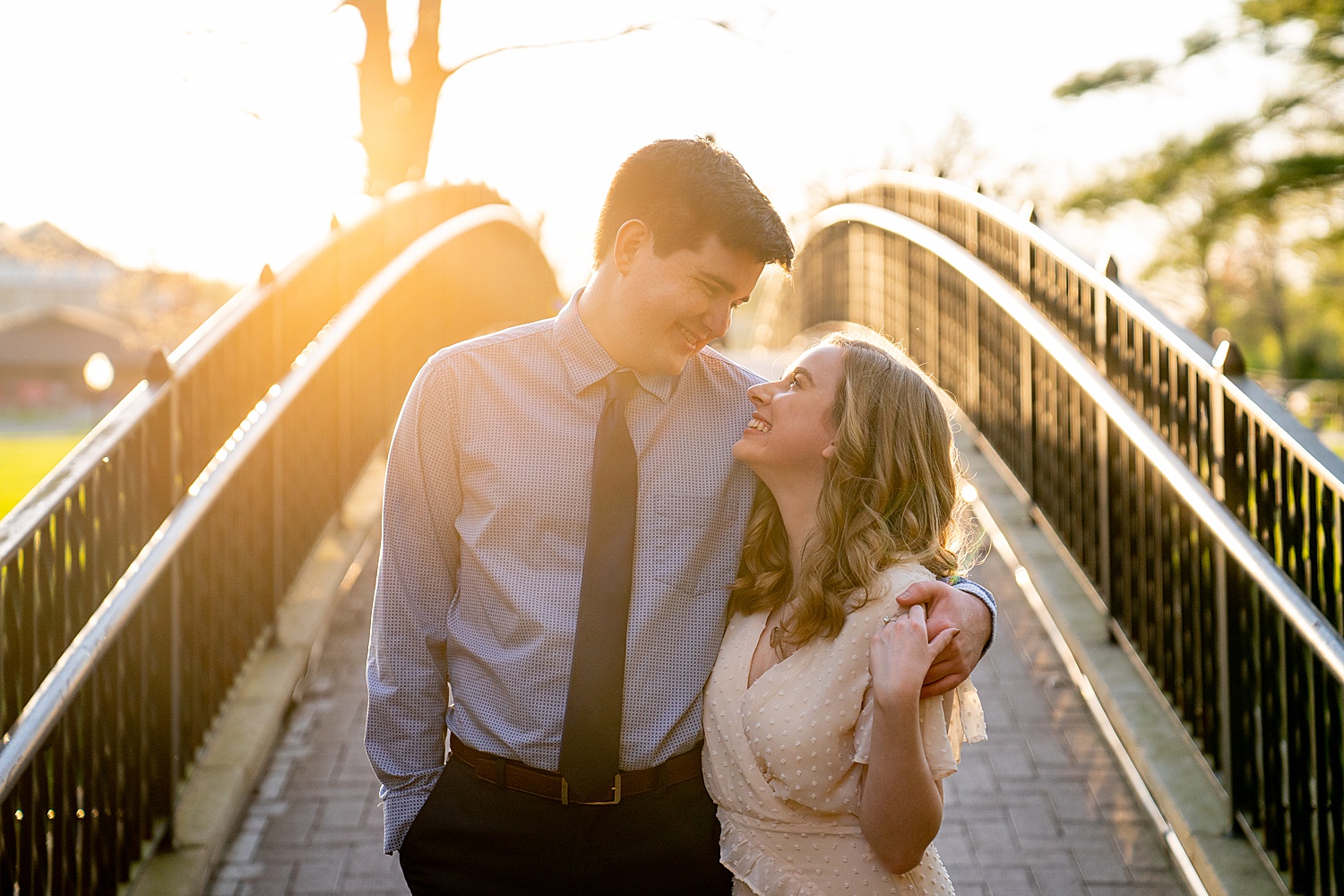 Reminiscent Engagement Session at Grove City College