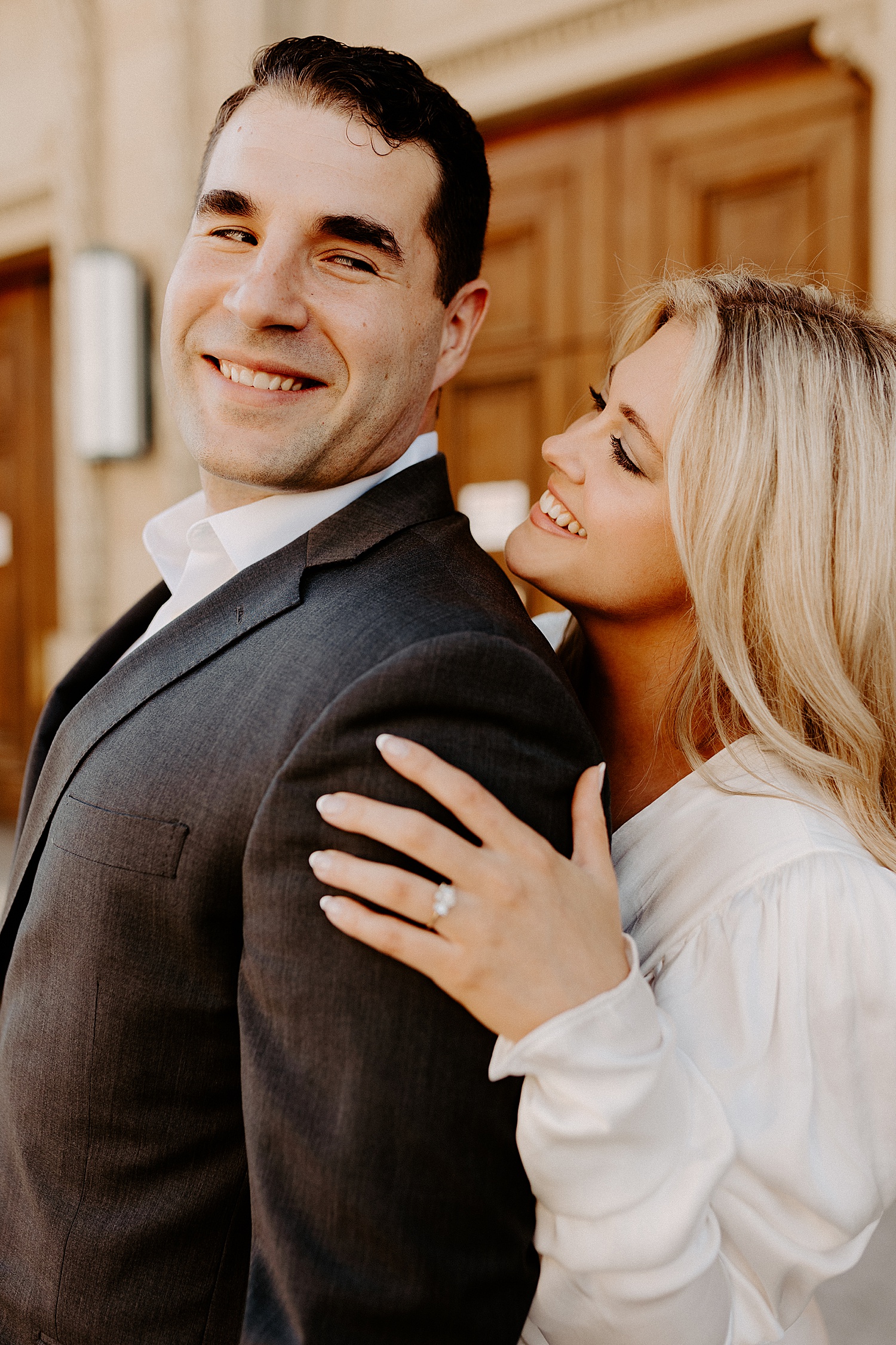 Stylish Washington County Courthouse Engagement Session