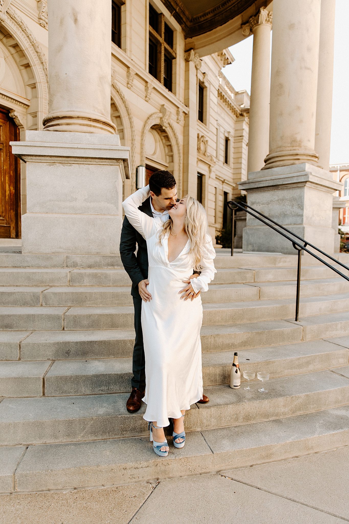 Stylish Washington County Courthouse Engagement Session