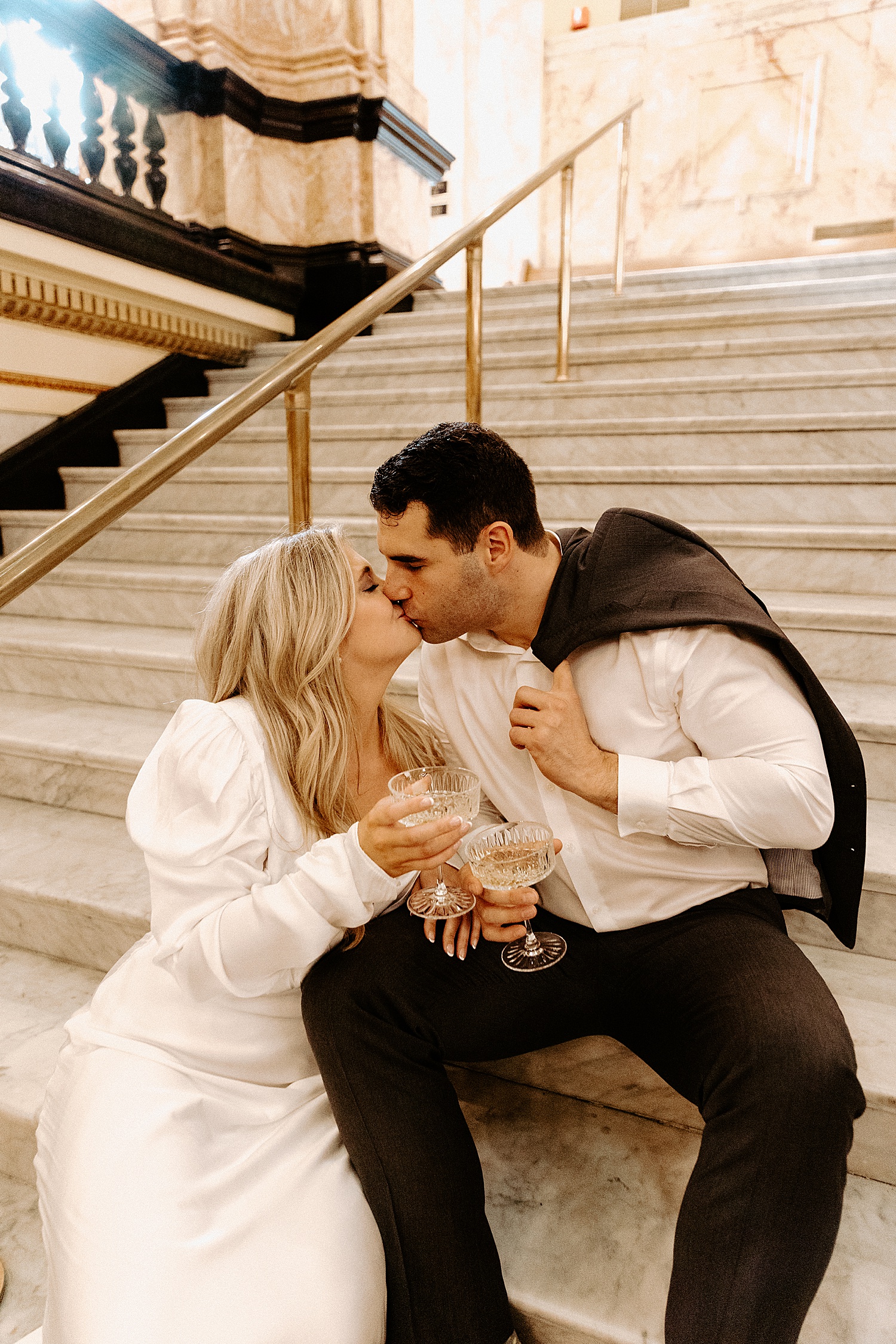 Stylish Washington County Courthouse Engagement Session
