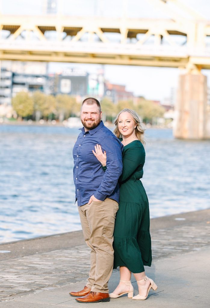 Point State Park Fall Engagement Session | Burgh Brides