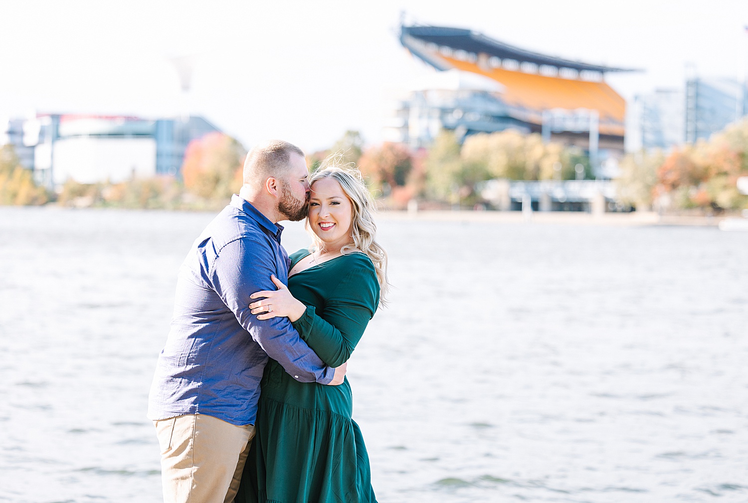 Point State Park Fall Engagement Session | Burgh Brides