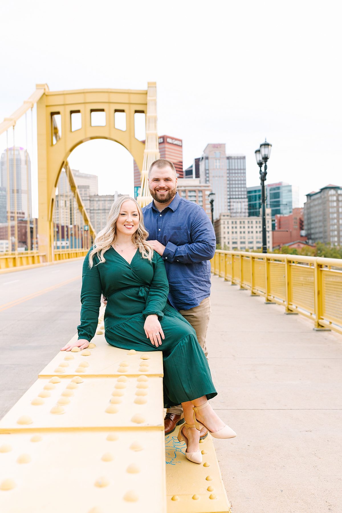 Point State Park Fall Engagement Session | Burgh Brides