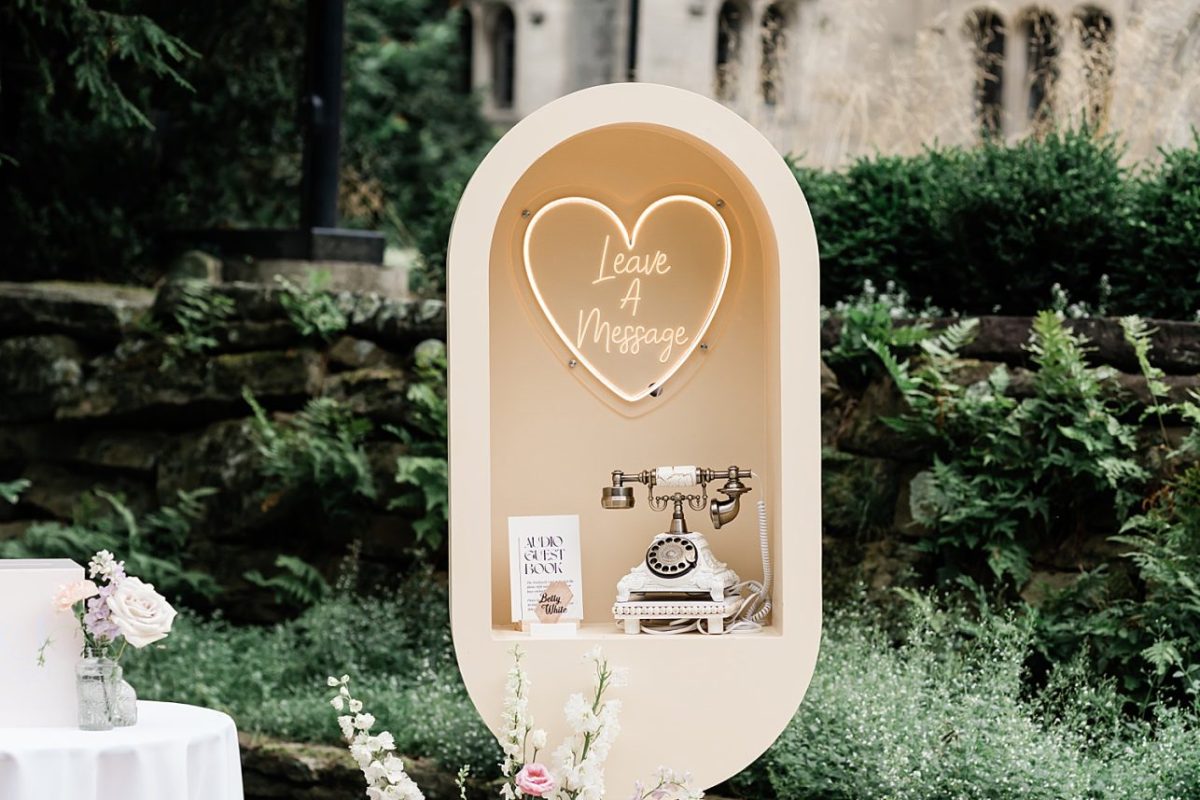 Audio guestbook for wedding 60 photos - Astyledwedding.com