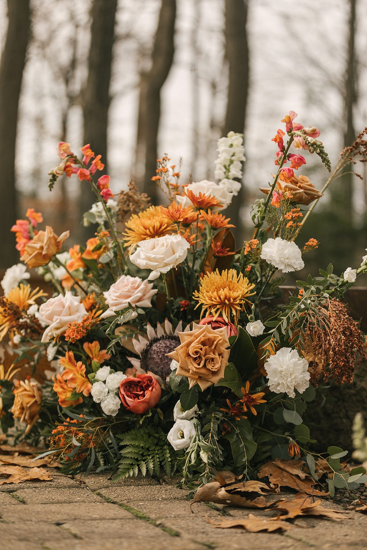 Cozy Terracotta & Orange Seven Springs Wedding | Burgh Brides
