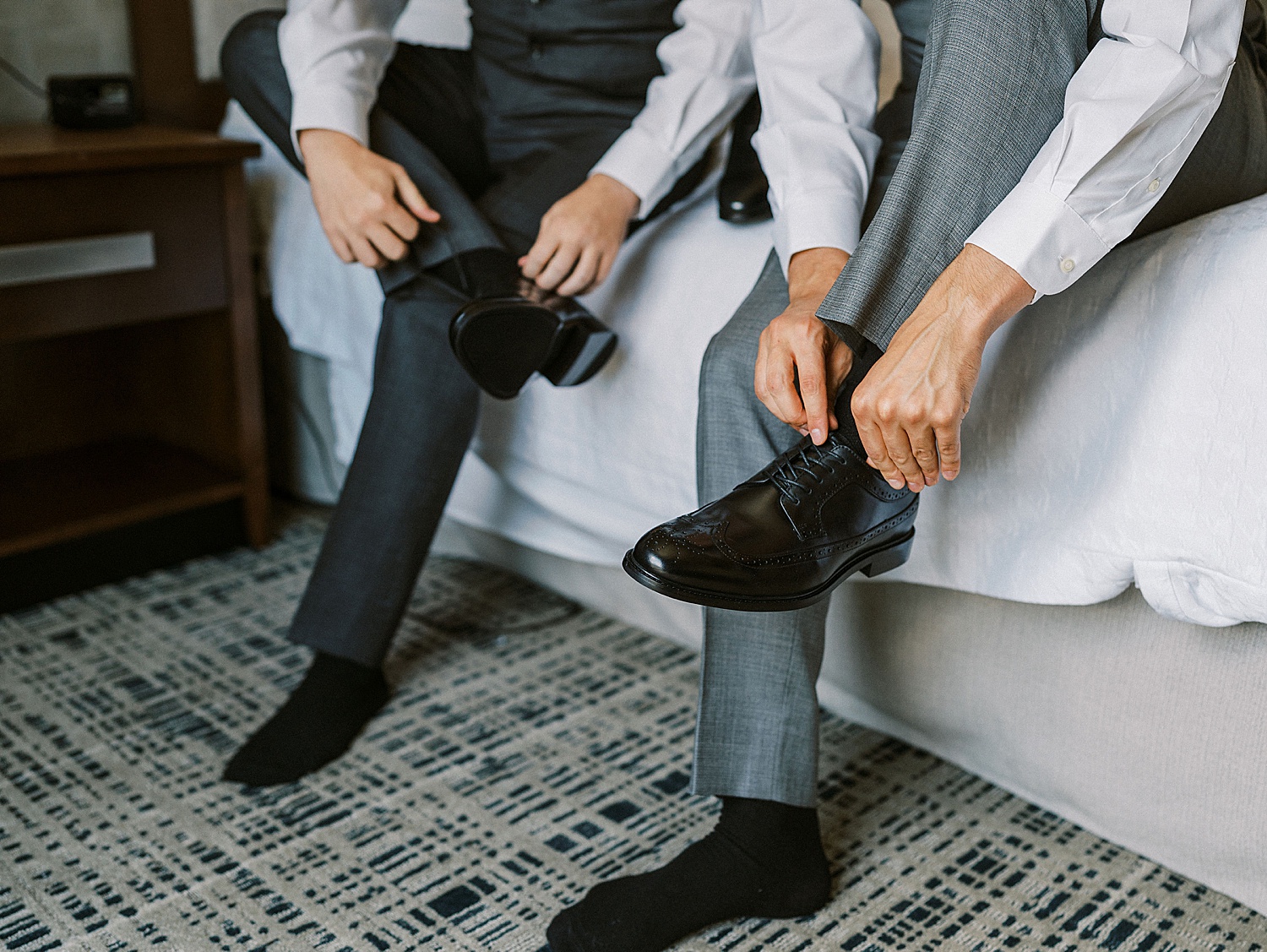 Dark & Neutral Wedding at Kingfly Spirits | Burgh Brides