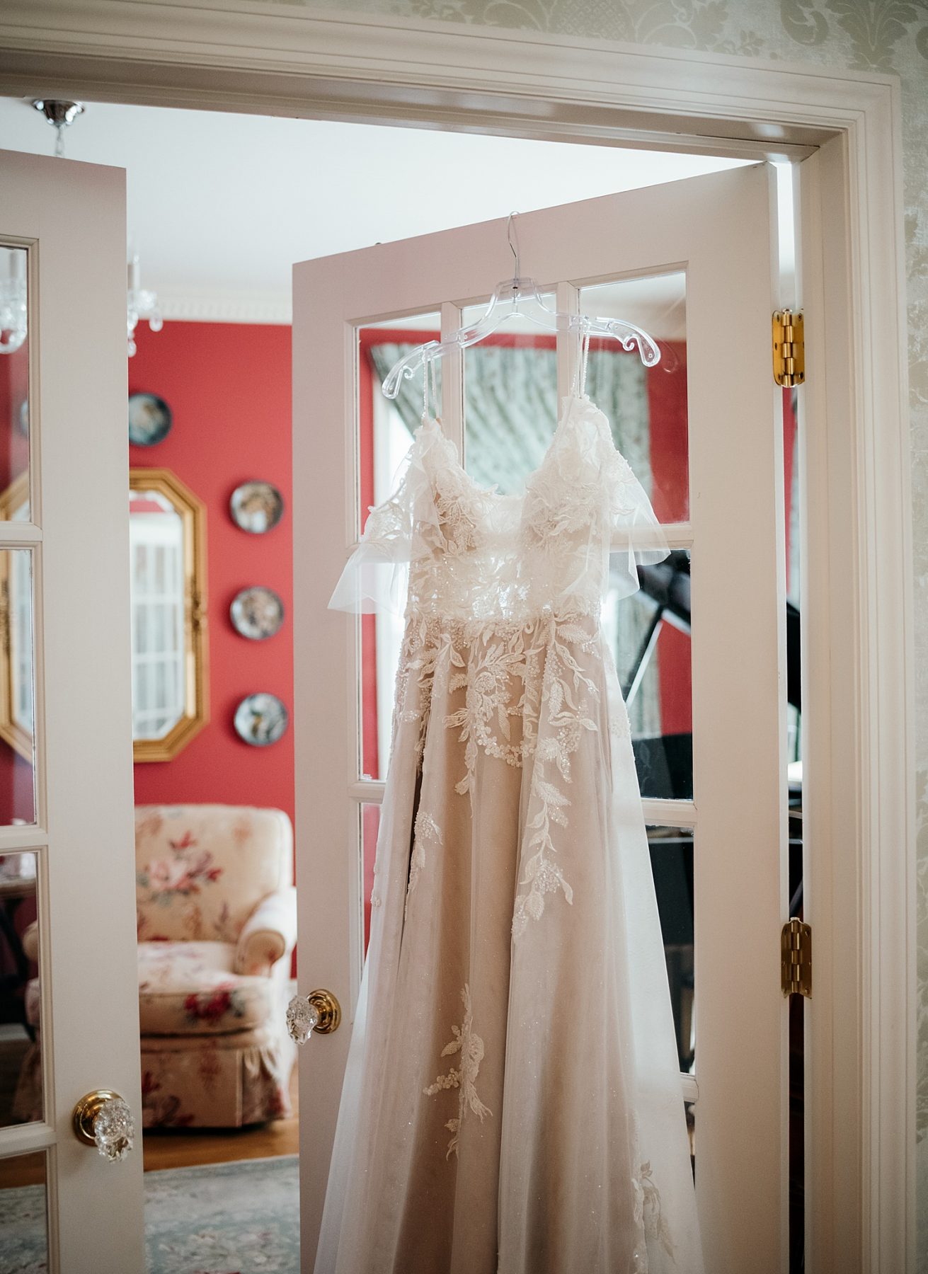 Dusty Blue & Berry Wedding at the Butler Country Club