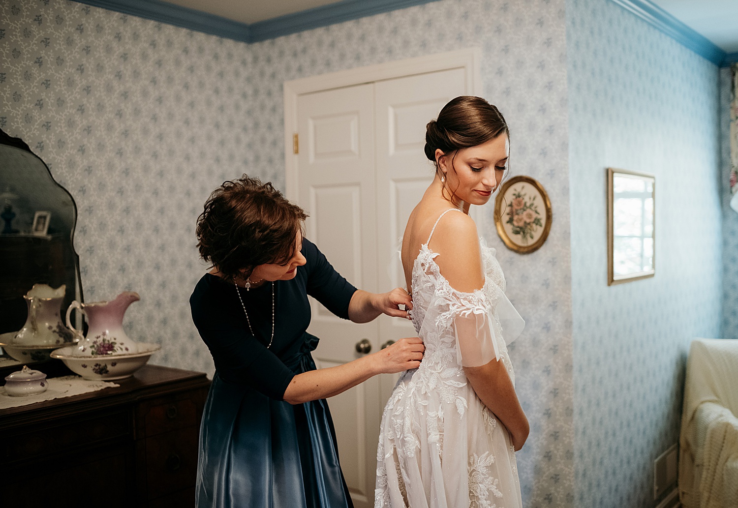Dusty Blue & Berry Wedding at the Butler Country Club