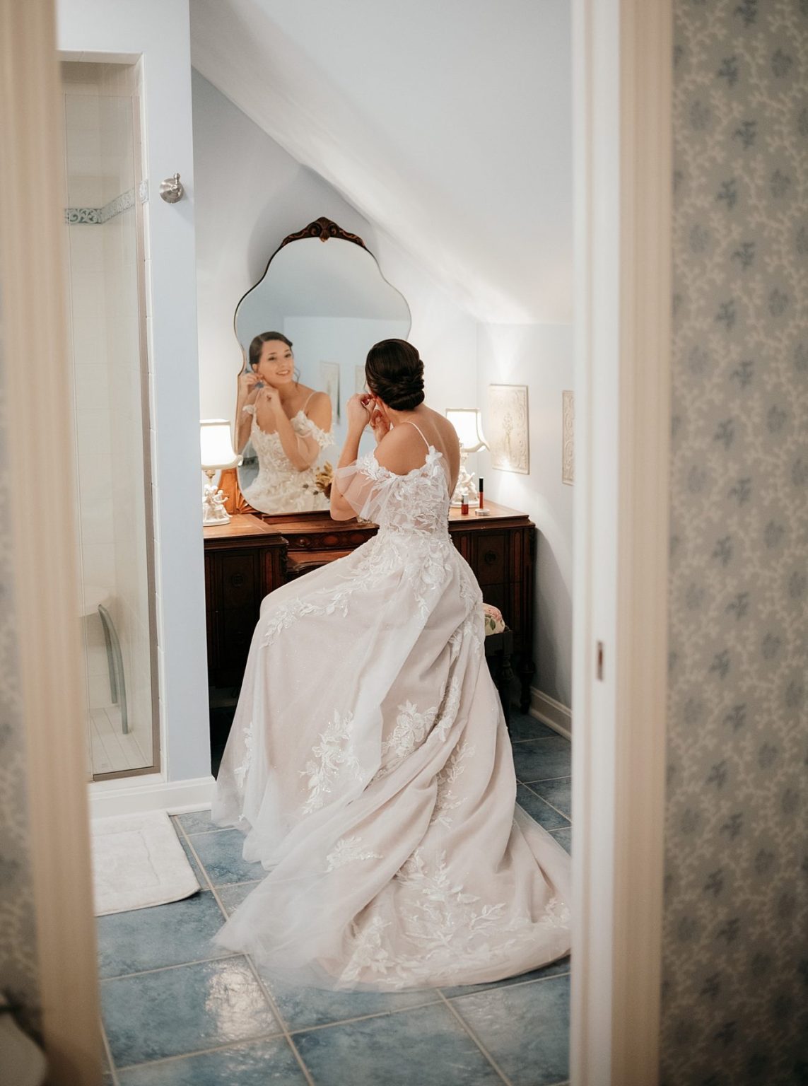 Dusty Blue & Berry Wedding at the Butler Country Club