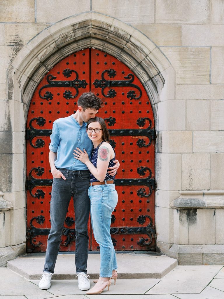 University of Pittsburgh Engagement Session | Burgh Brides