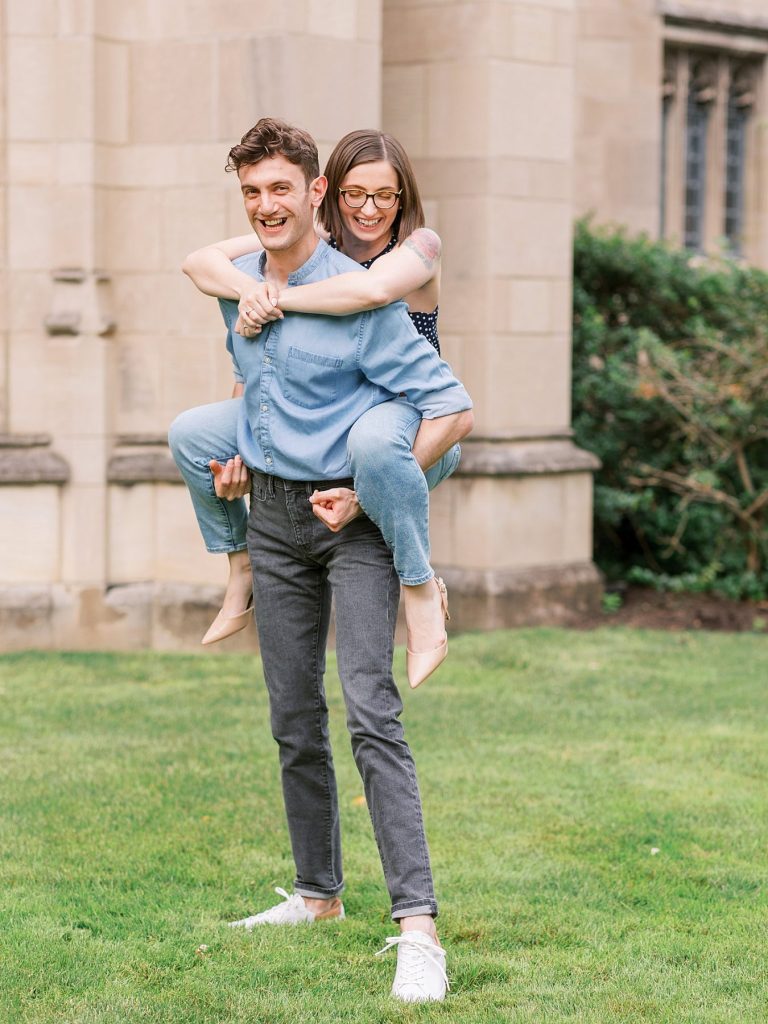 University of Pittsburgh Engagement Session | Burgh Brides