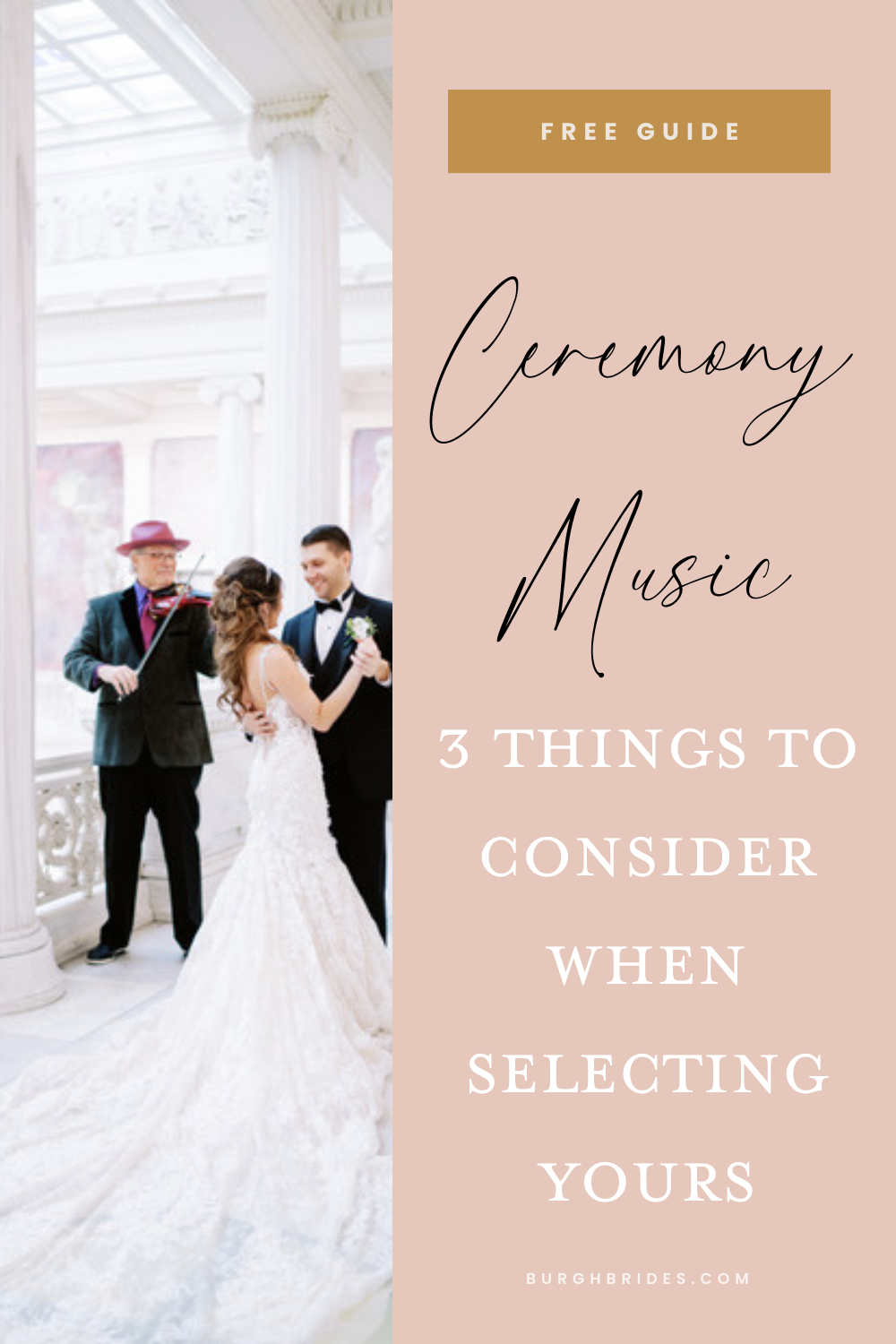 Wedding Ceremony Music: 3 Tips for Choosing Yours