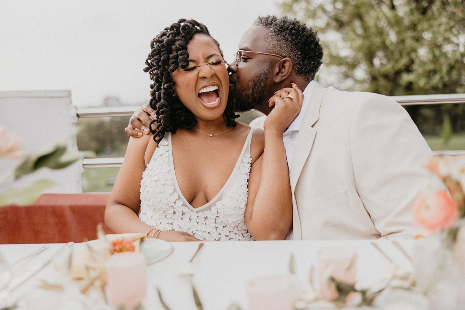 Intimate Double Decker Bus Wedding Inspiration | Burgh Brides