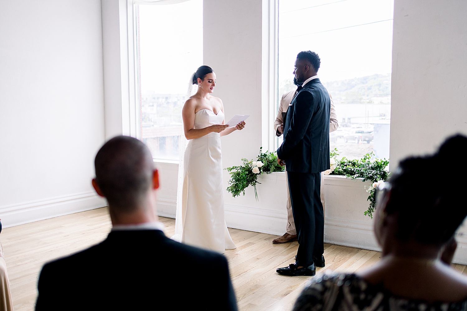Intimate Minimalist Bar Marco Wedding | Burgh Brides
