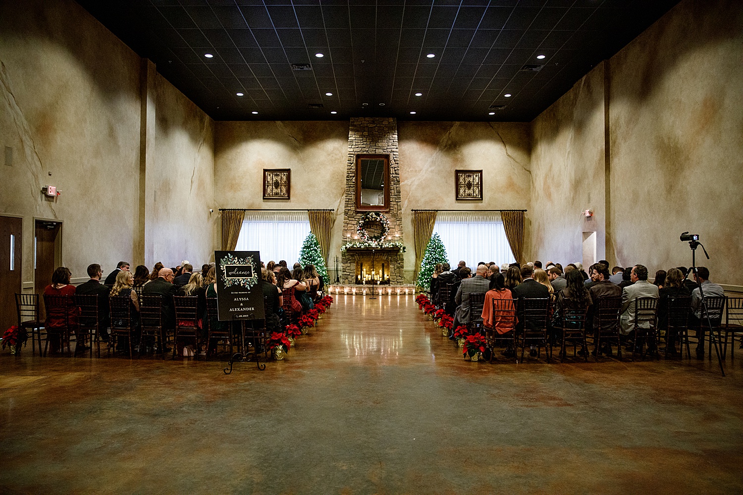 Elegant Wintertime Wedding at Bella Sera Event Villa