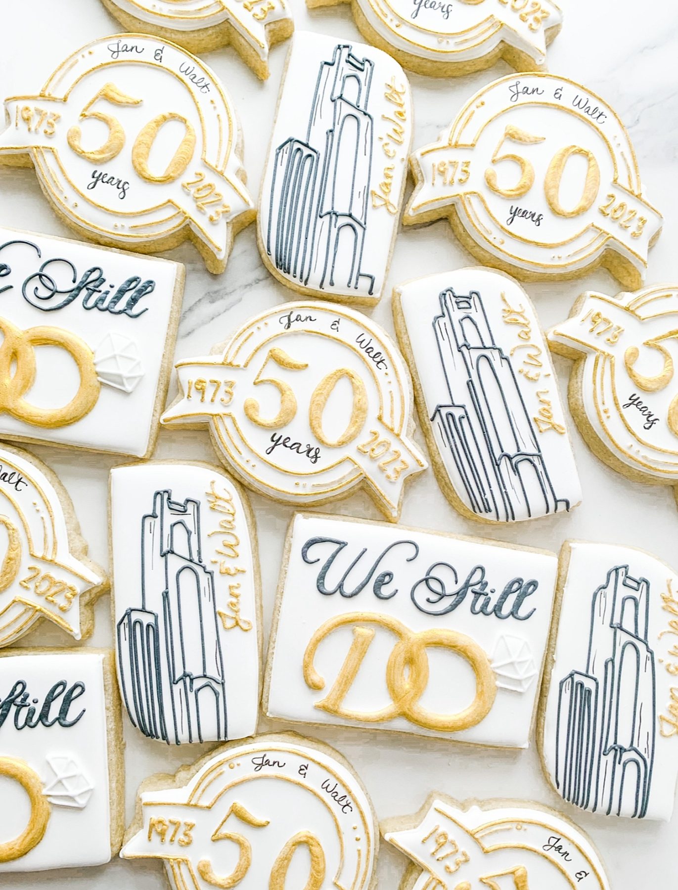 50th wedding anniversary cookies 60 photos - Astyledwedding.com