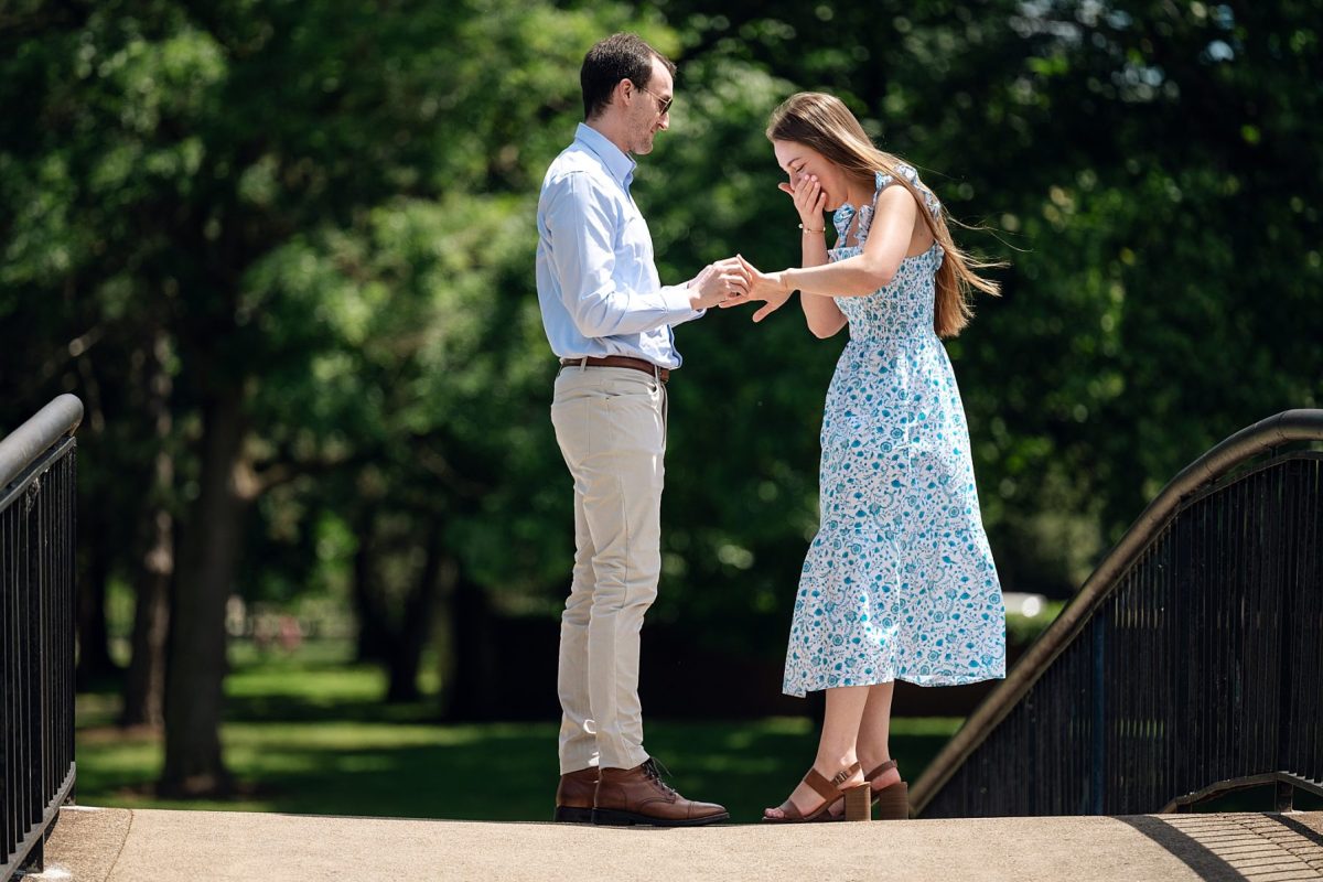 A Sunny Proposal At Allegheny Commons | Burgh Brides