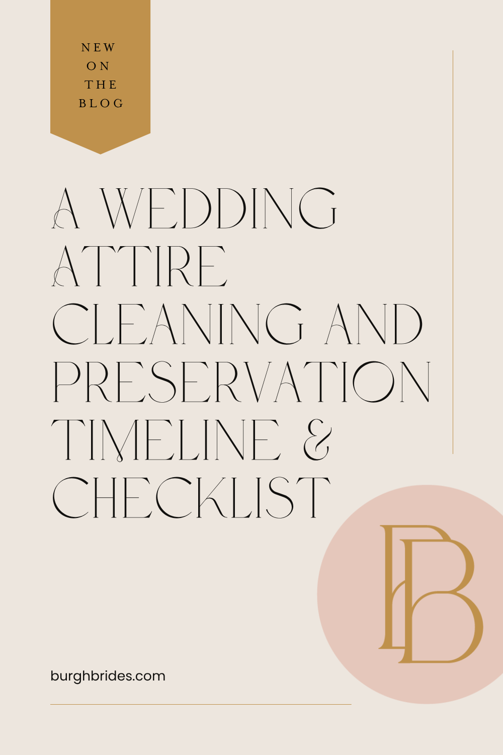 A Wedding Attire Cleaning and Preservation Timeline